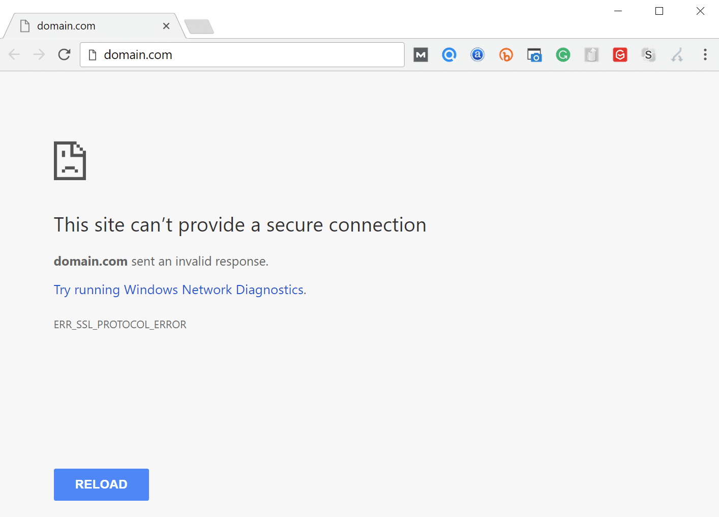 C mo Solucionar ERR SSL PROTOCOL ERROR NeboxHost Blog